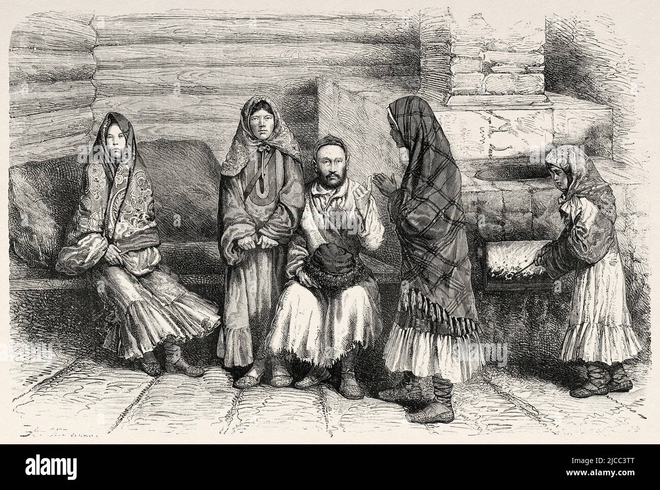 Siberian Tatar family in Ural Mountains, Russia. From Orenburg to ...