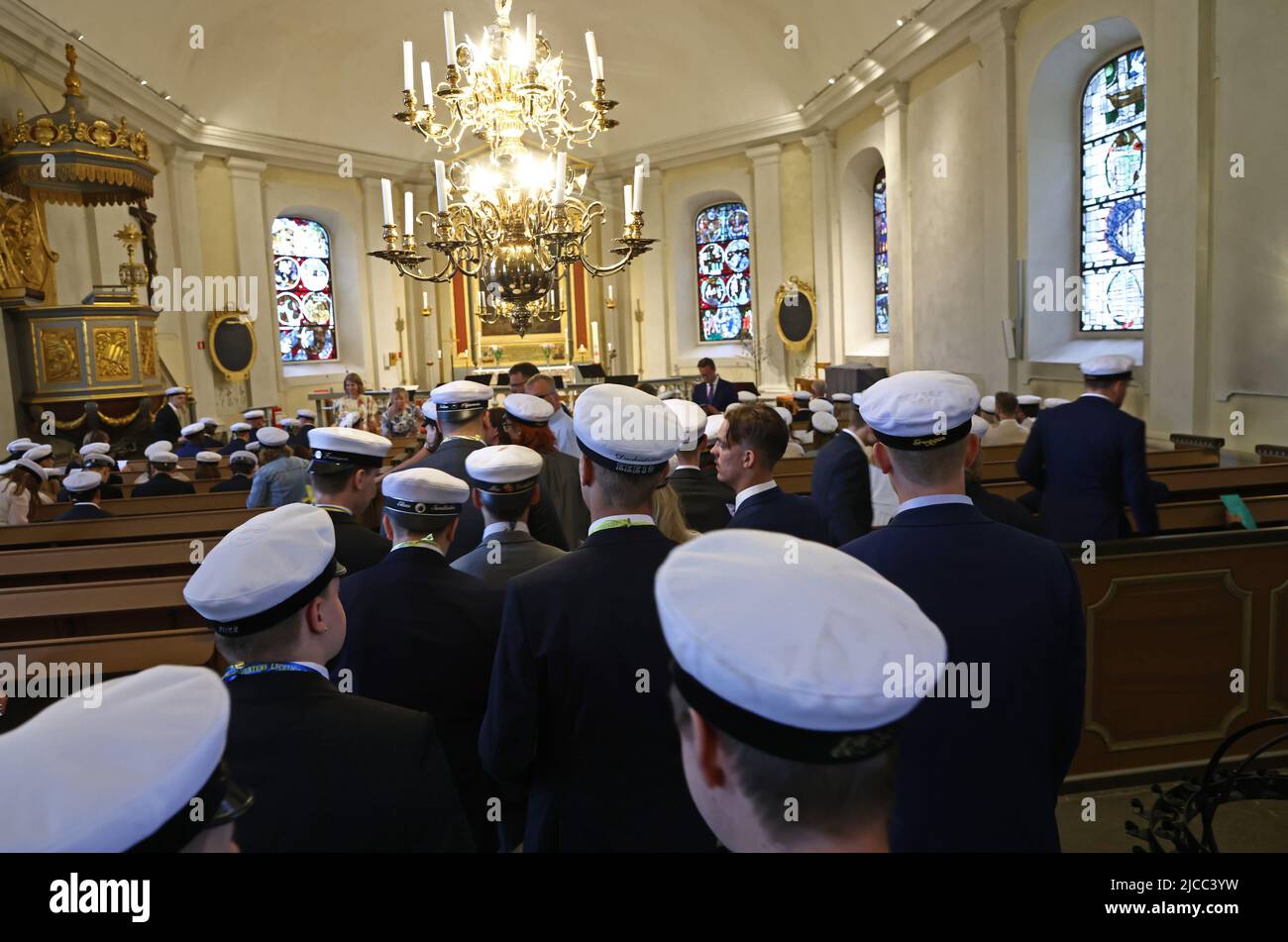 Happy students during Friday's graduation (In Swedish: Studenten) in ...