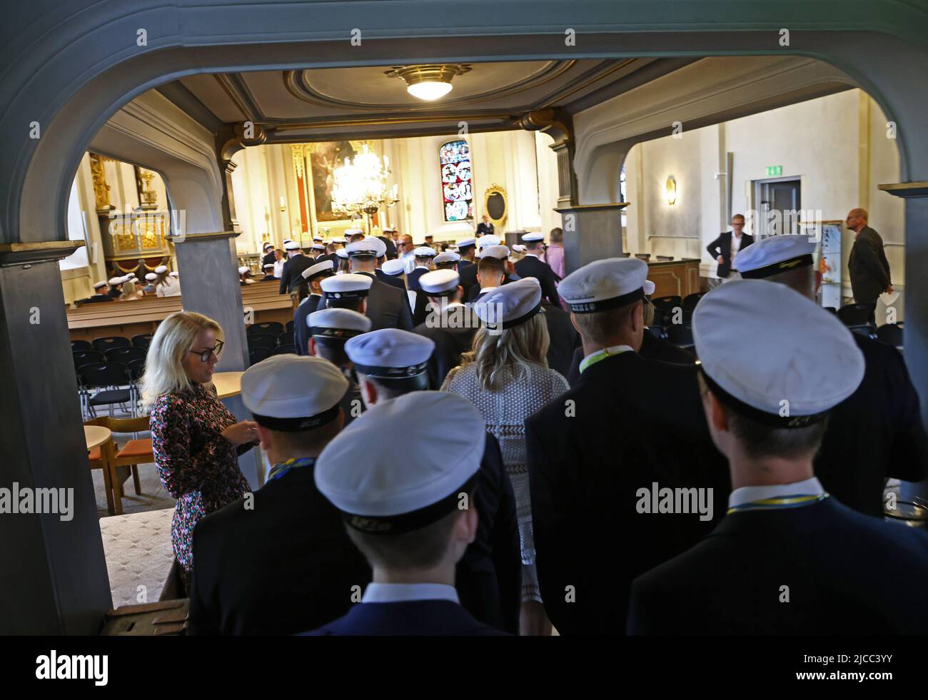 Happy students during Friday's graduation (In Swedish: Studenten) in ...