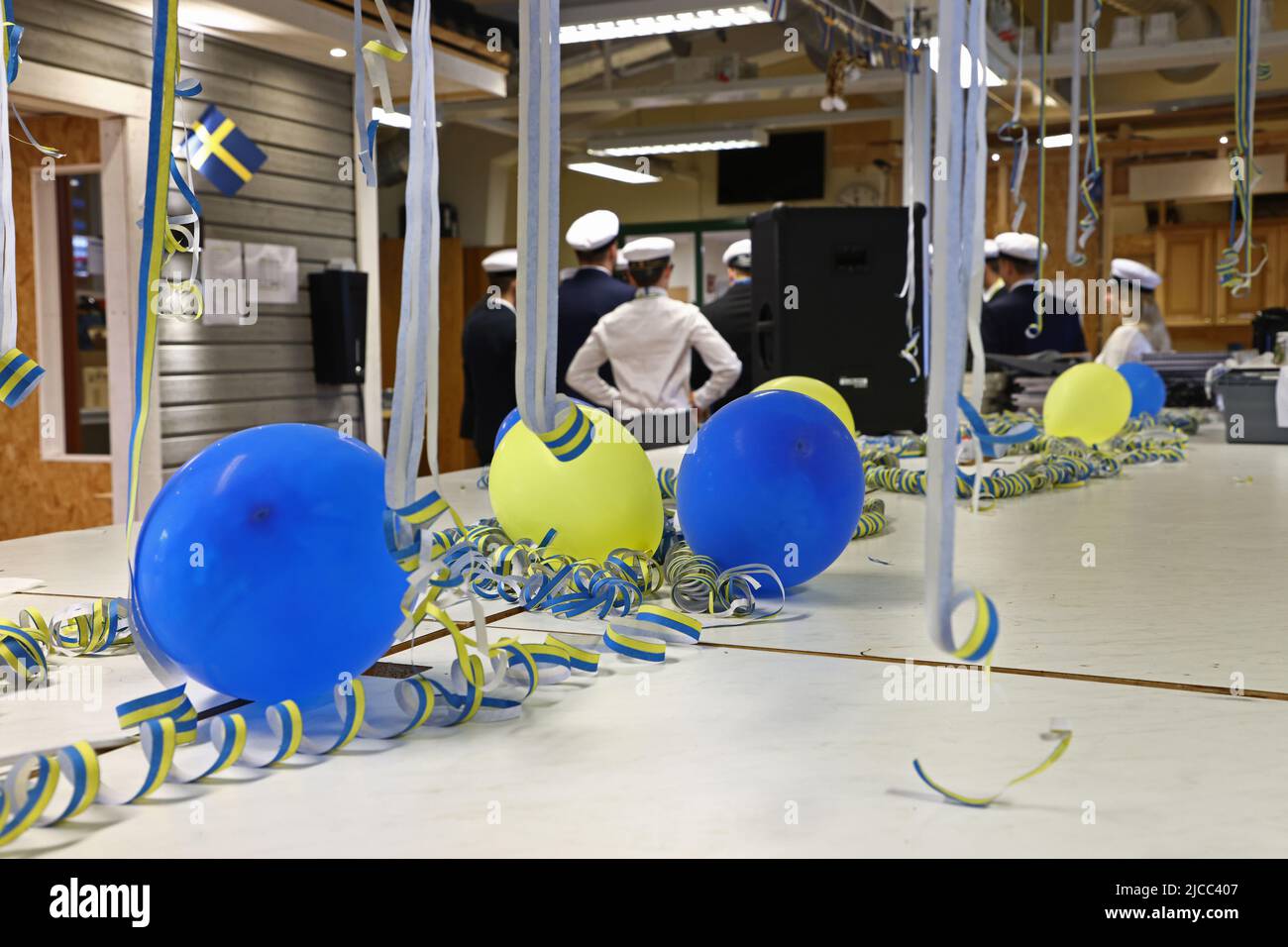 Happy students during Friday's graduation (In Swedish: Studenten) in ...