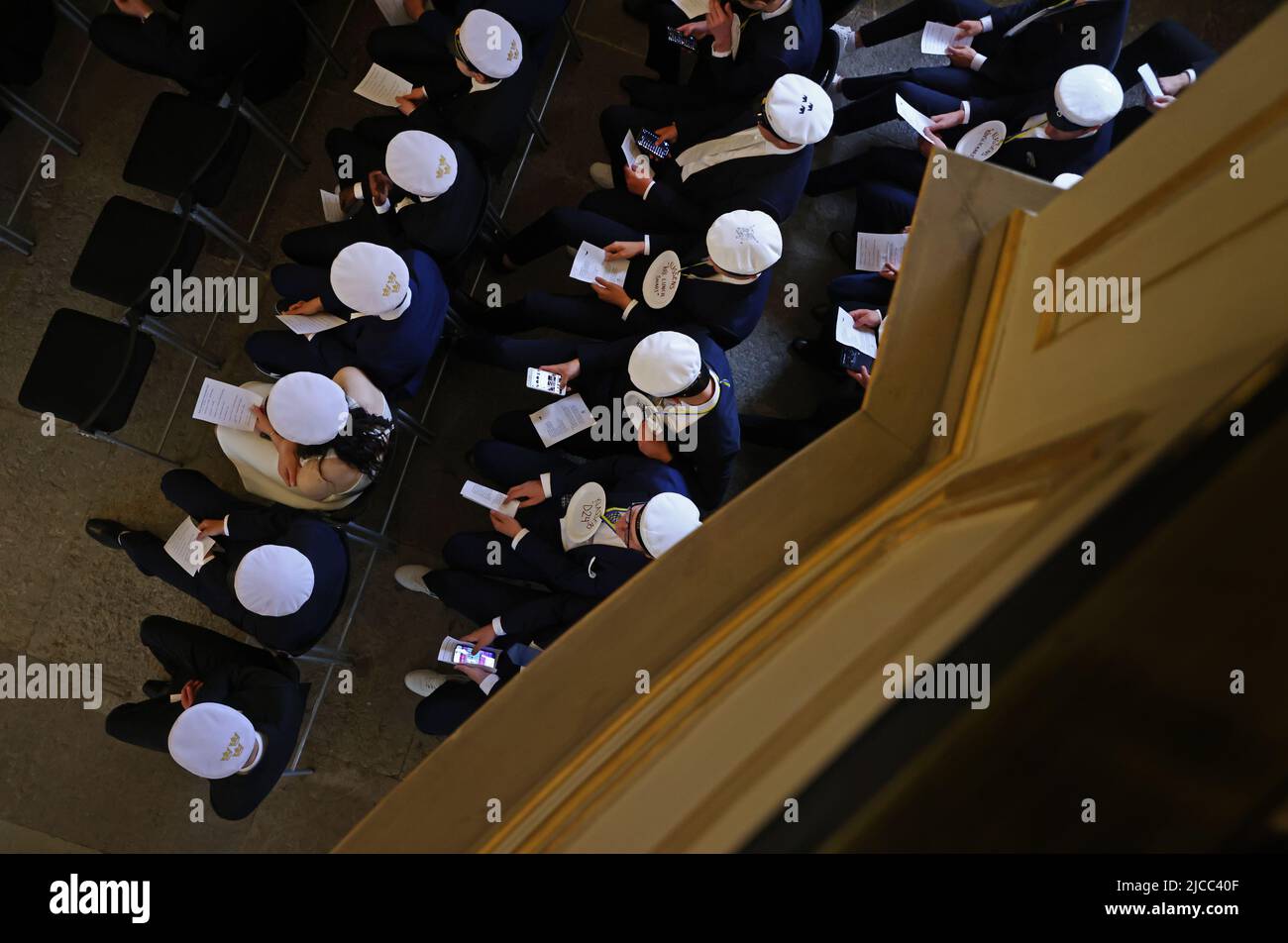 Happy students during Friday's graduation (In Swedish: Studenten) in ...
