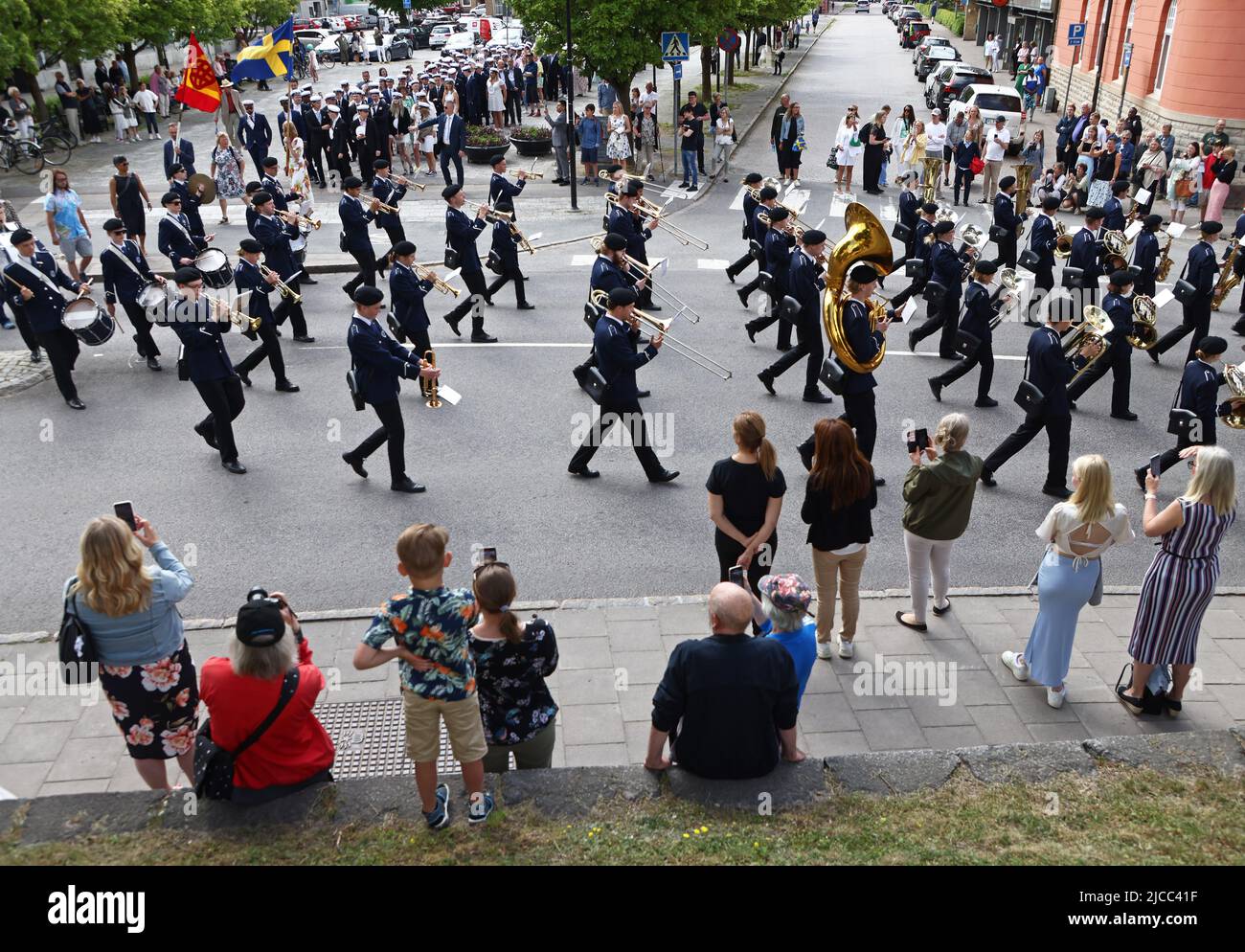 Happy students during Friday's graduation (In Swedish: Studenten) in ...