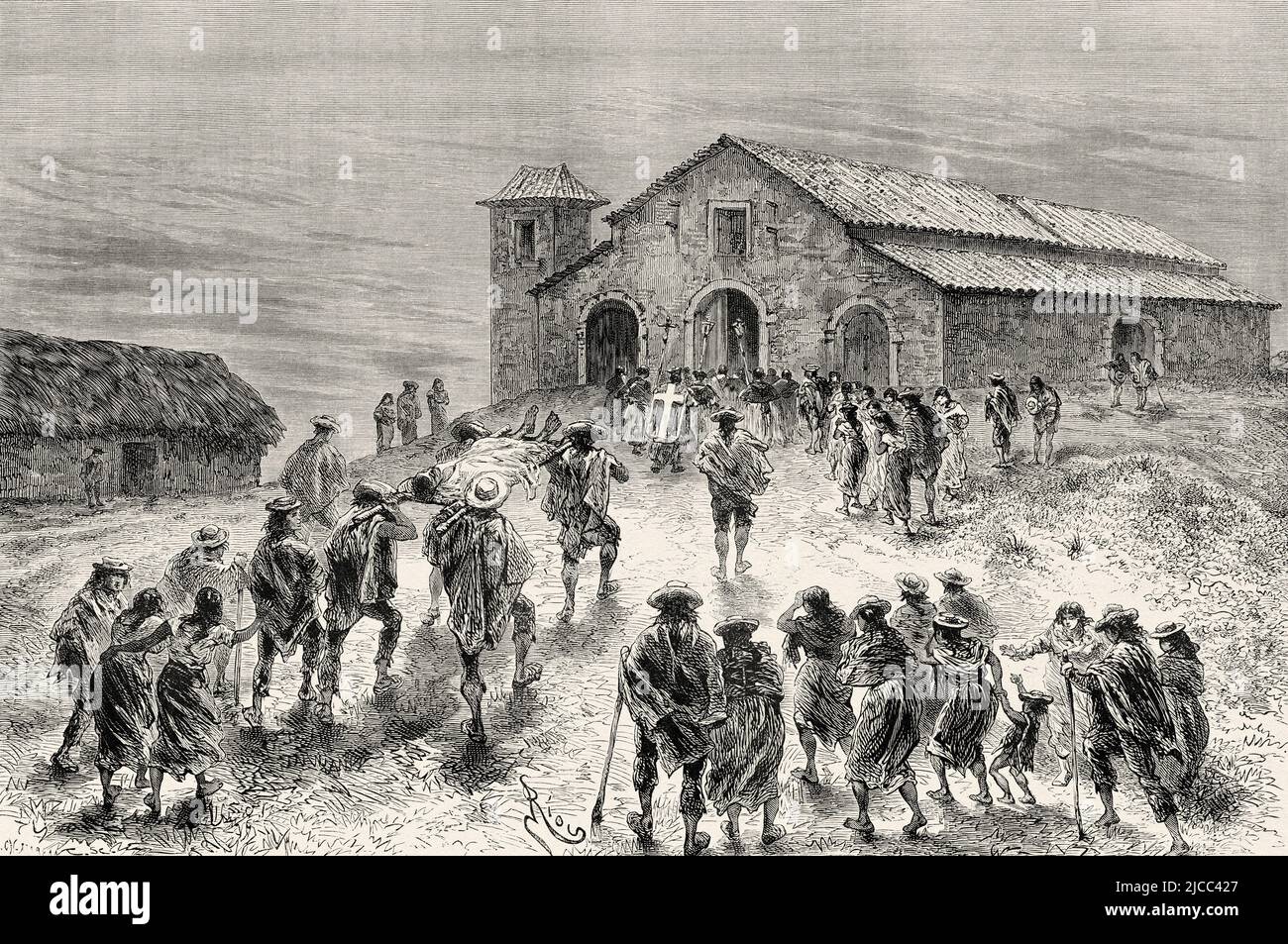 Indigenous indian funeral america hi-res stock photography and images ...