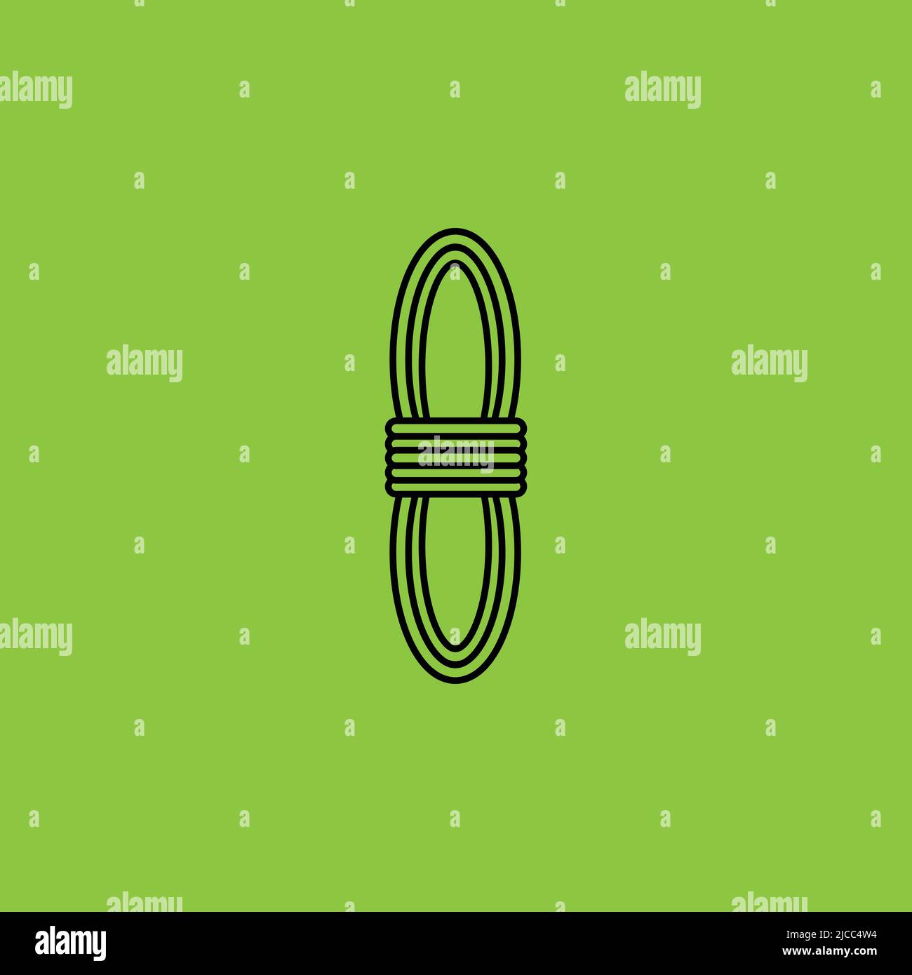 Rope icon isolated. Construction Concept. - Vector Stock Vector Image ...