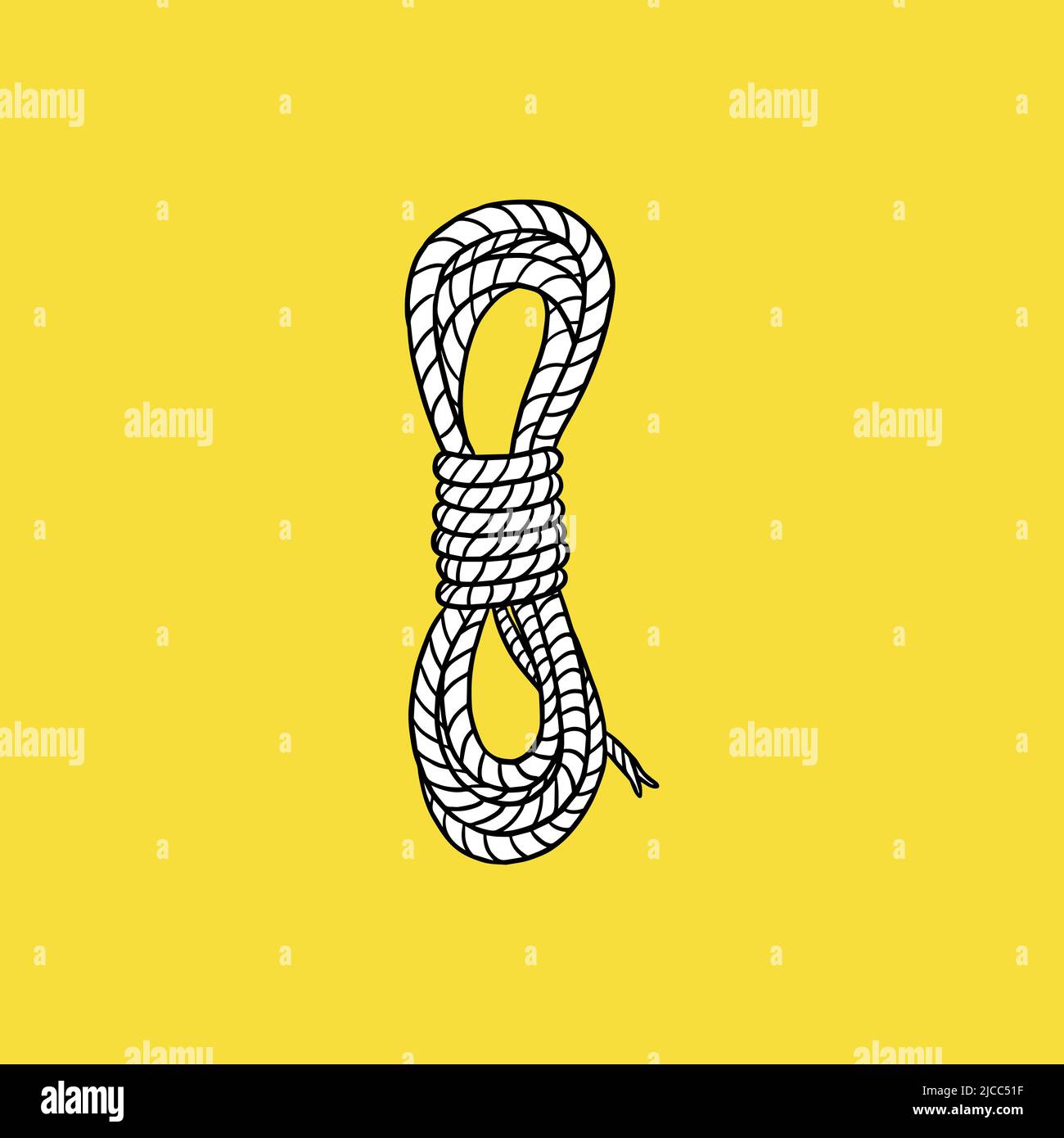 Rope and Hope. Sketch and Vintage style. - Vector Stock Vector Image ...