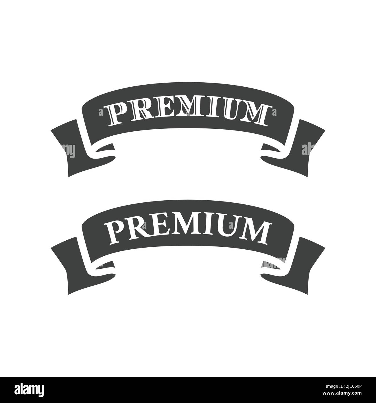 Premium black vector ribbon baner. Simple banner filled icon Stock ...