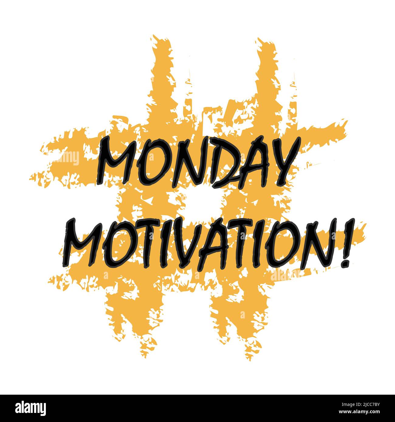 Monday motivation lettering vector stock illustration. Eps10 Stock ...