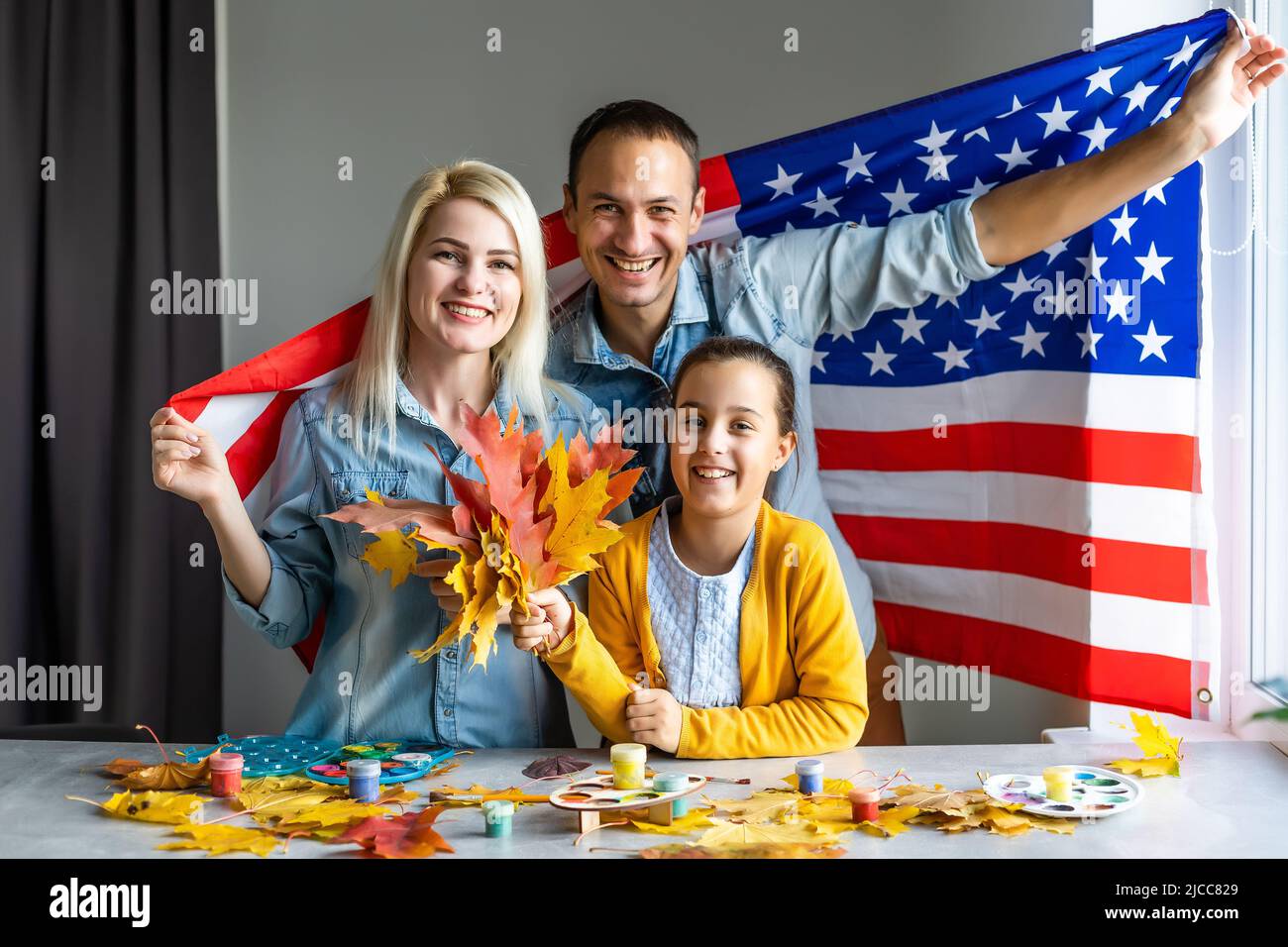 Flag holding type hi-res stock photography and images - Alamy