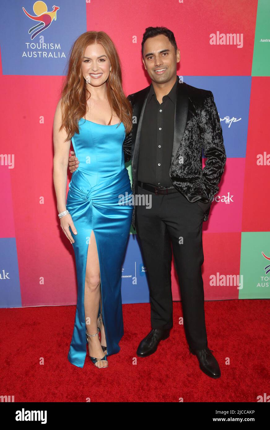 Los Angeles, Ca. 11th June, 2022. Isla Fisher, Tushar Apte, at the G ...
