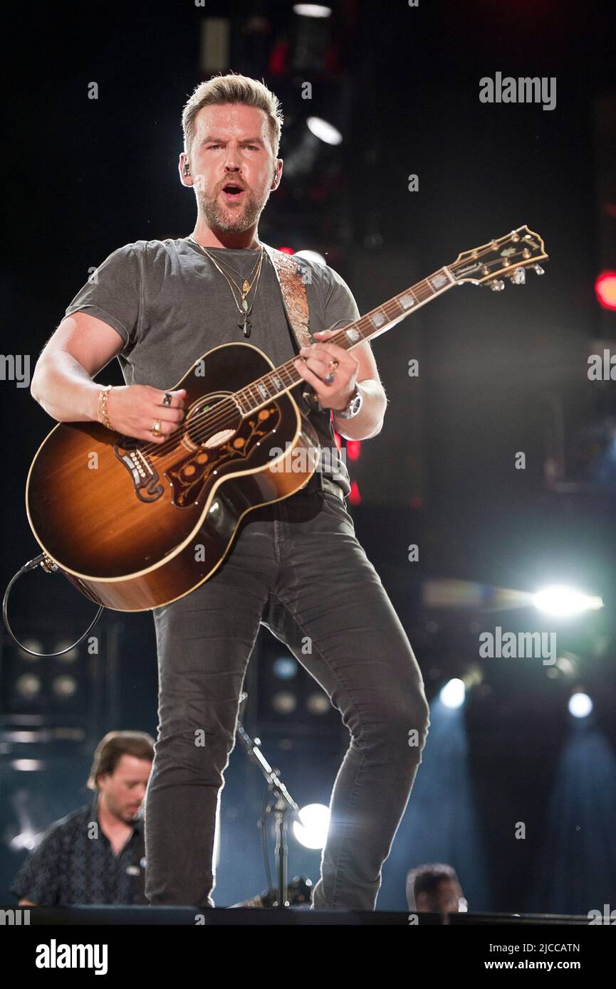 June 11, 2022 - Nashville, Tennessee; USA - Musician T.J. OSBORNE of ...