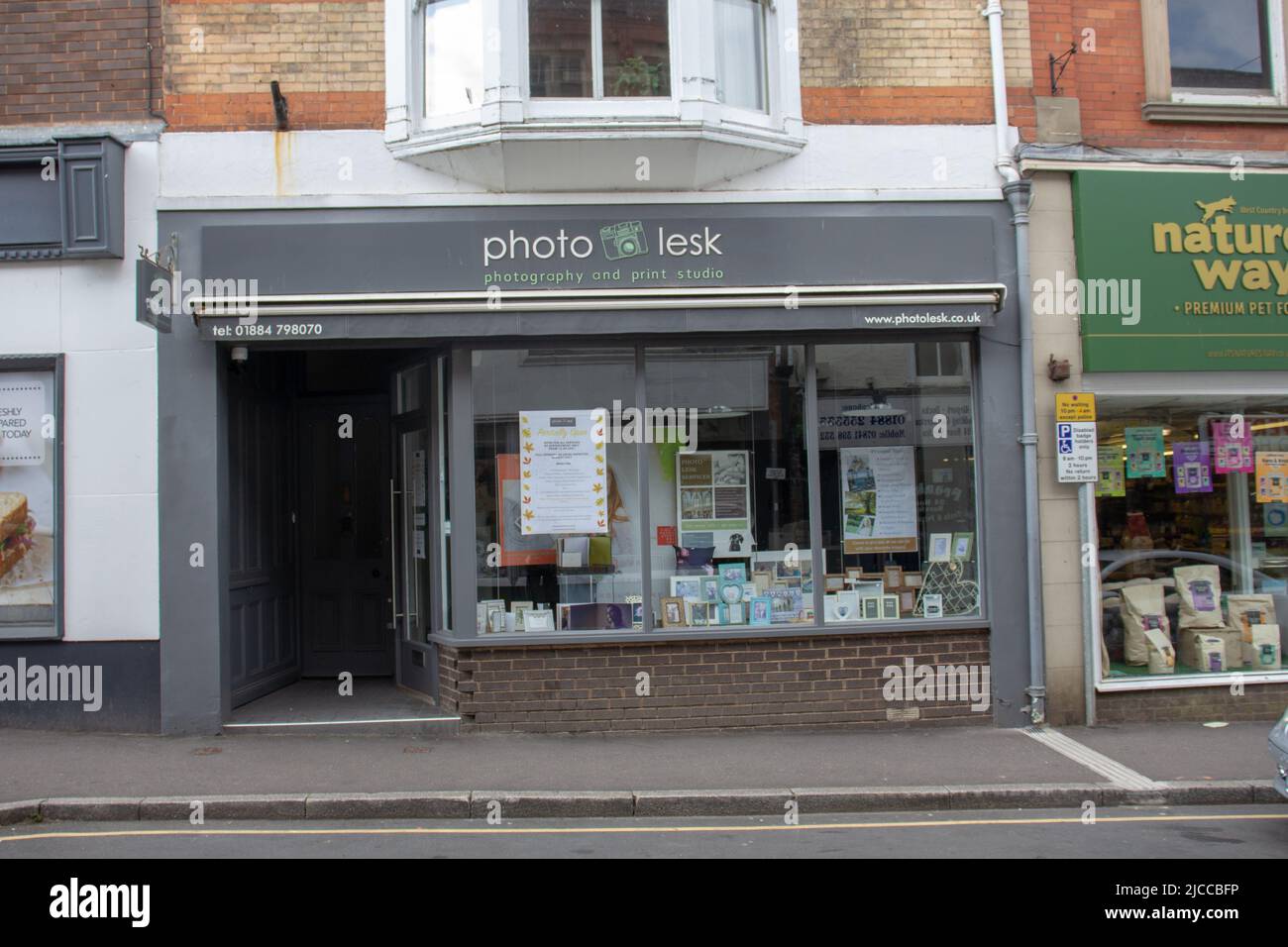 TIVERTON, UK - JUNE 30, 2021 branch of Photo Lesk store in Gold Street Stock Photo - Alamy