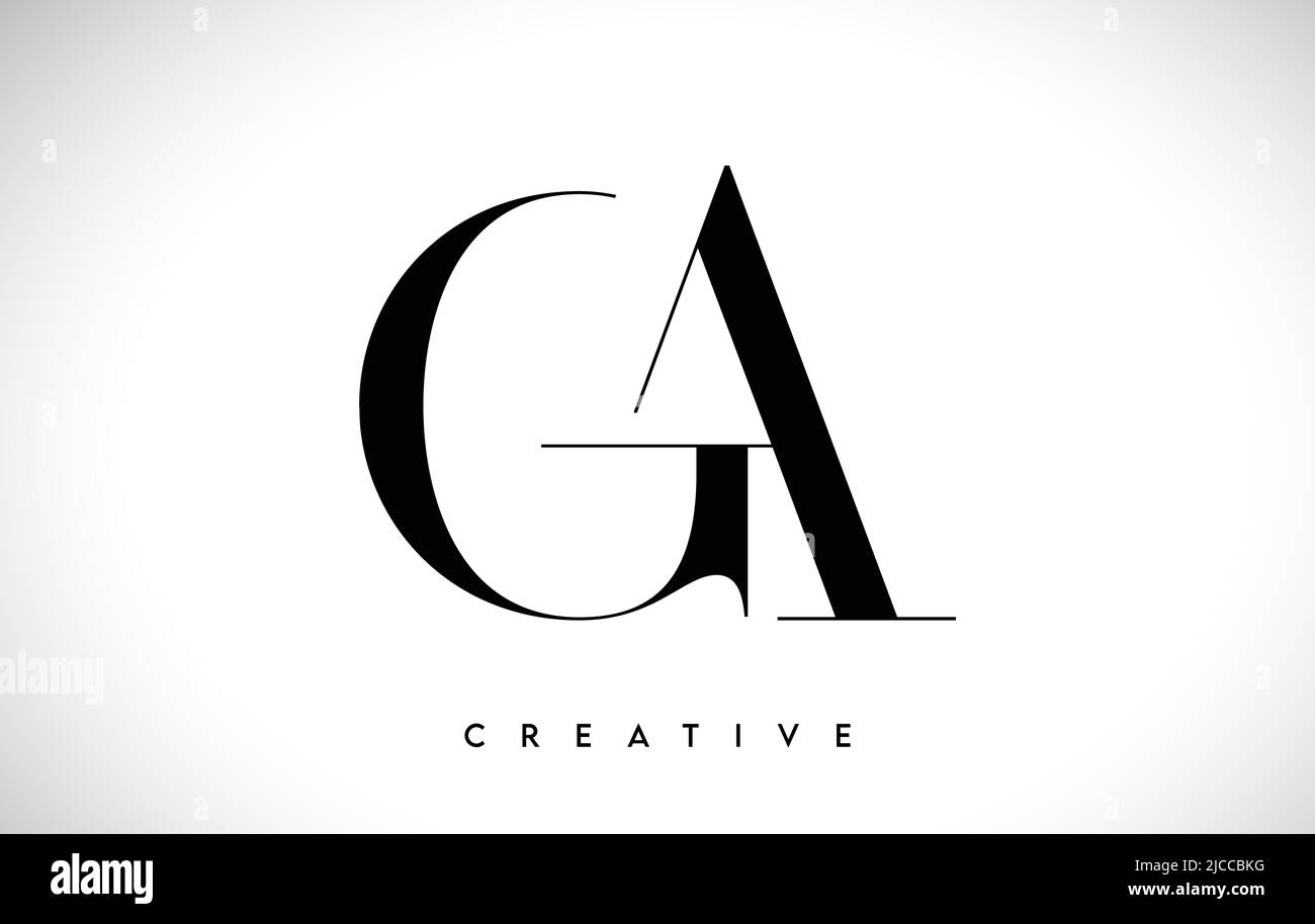 Ga corporate logo Black and White Stock Photos & Images - Alamy