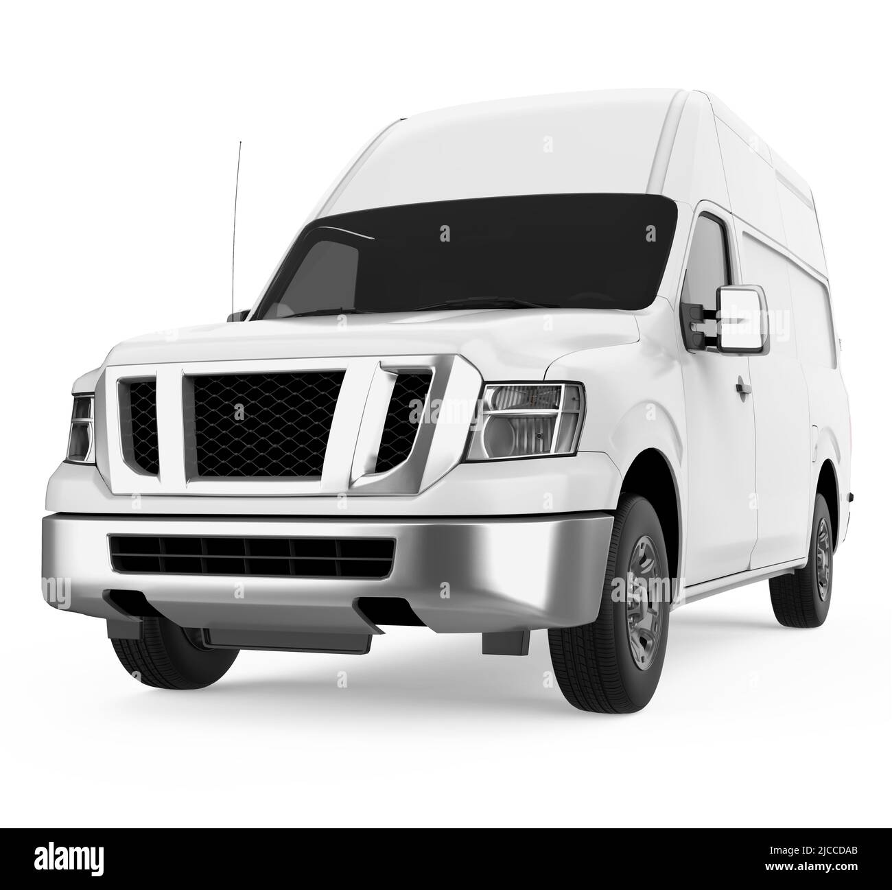 Delivery Van Isolated Stock Photo - Alamy