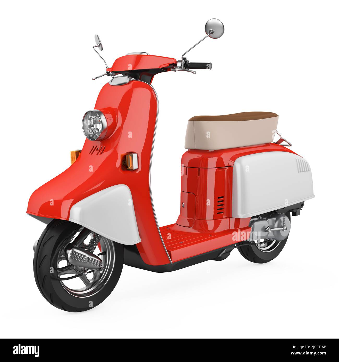 Scooter Motorcycle Isolated Stock Photo - Alamy