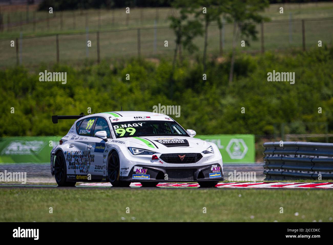 99 NAGY Daniel (HUN), Zengő Motorsport, CUPRA Leon Competición, action ...