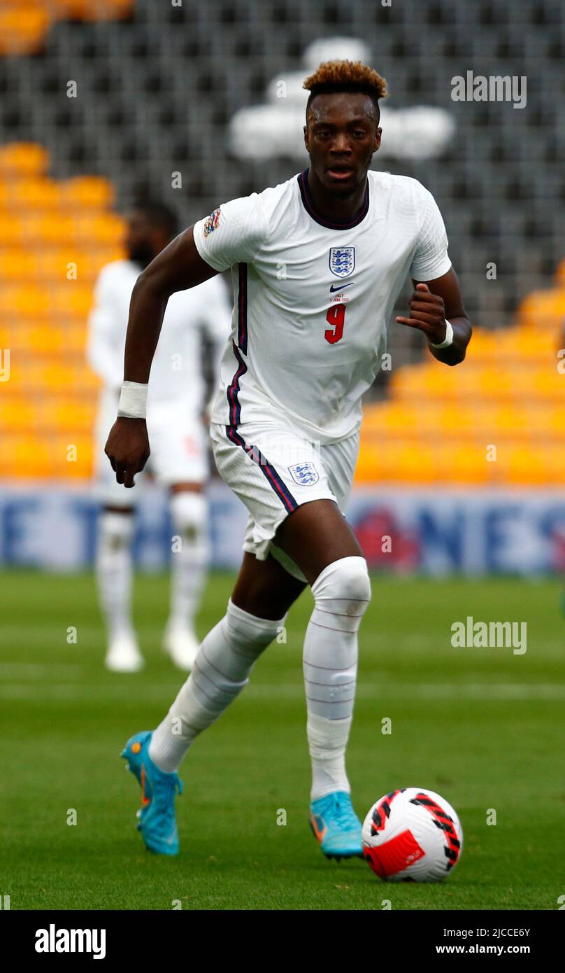 WOLVERHAMPTON ENGLAND - JUNE 11 : Tammy Abraham (AS Roma)of England ...