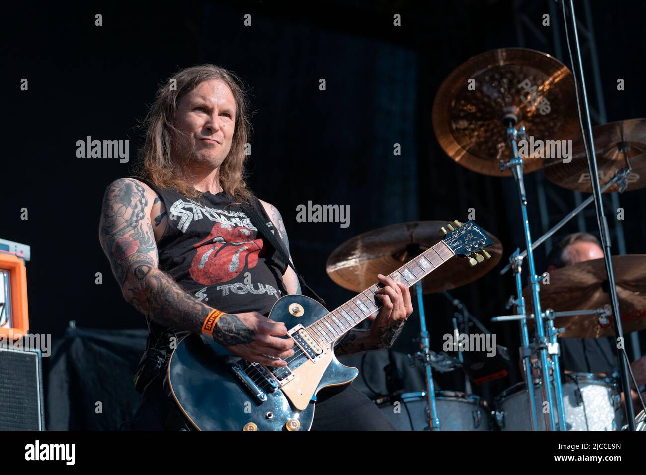 Bergen, Norway. 07th, June 2022. The Norwegian hard rock band Audrey ...