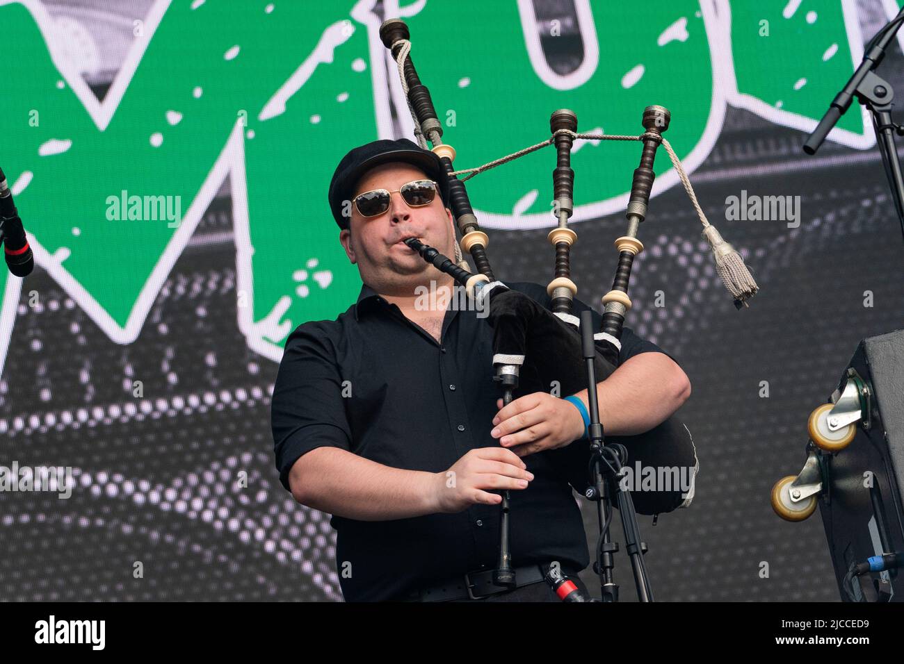 Bergen, Norway. 07th, June 2022. The American Celtic punk band Dropkick ...