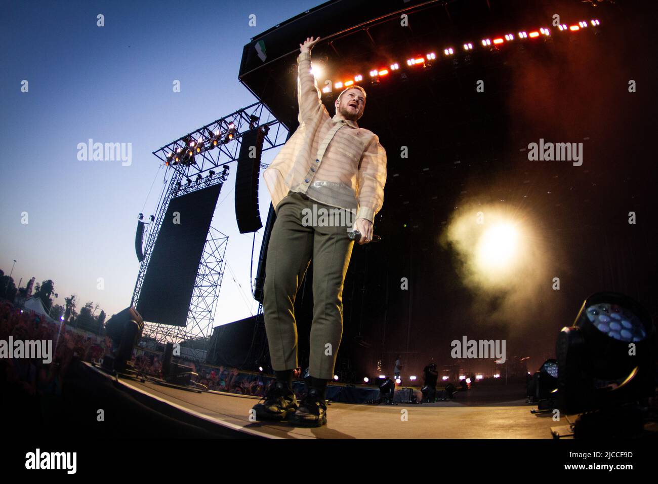 Imagine Dragons in concerto @ I-Days 2022, ippodromo La Maura Milano ...