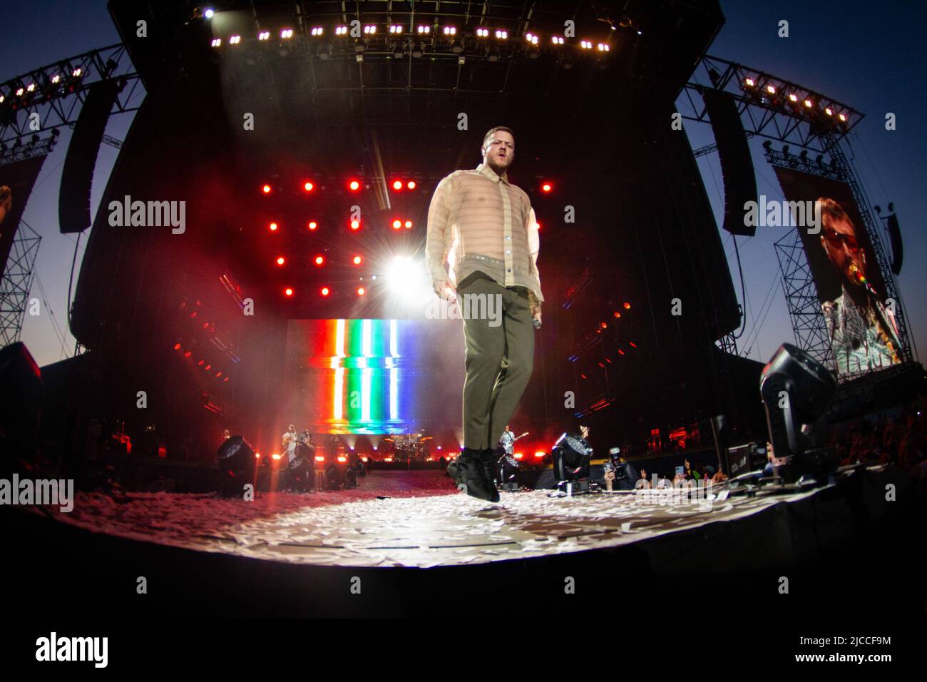 Imagine Dragons in concerto @ I-Days 2022, ippodromo La Maura Milano ...