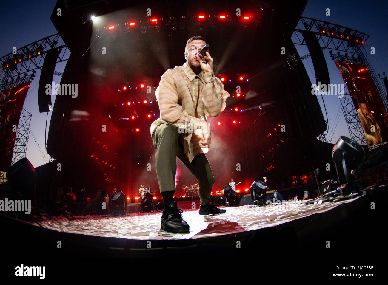 Imagine Dragons in concerto @ I-Days 2022, ippodromo La Maura Milano ...