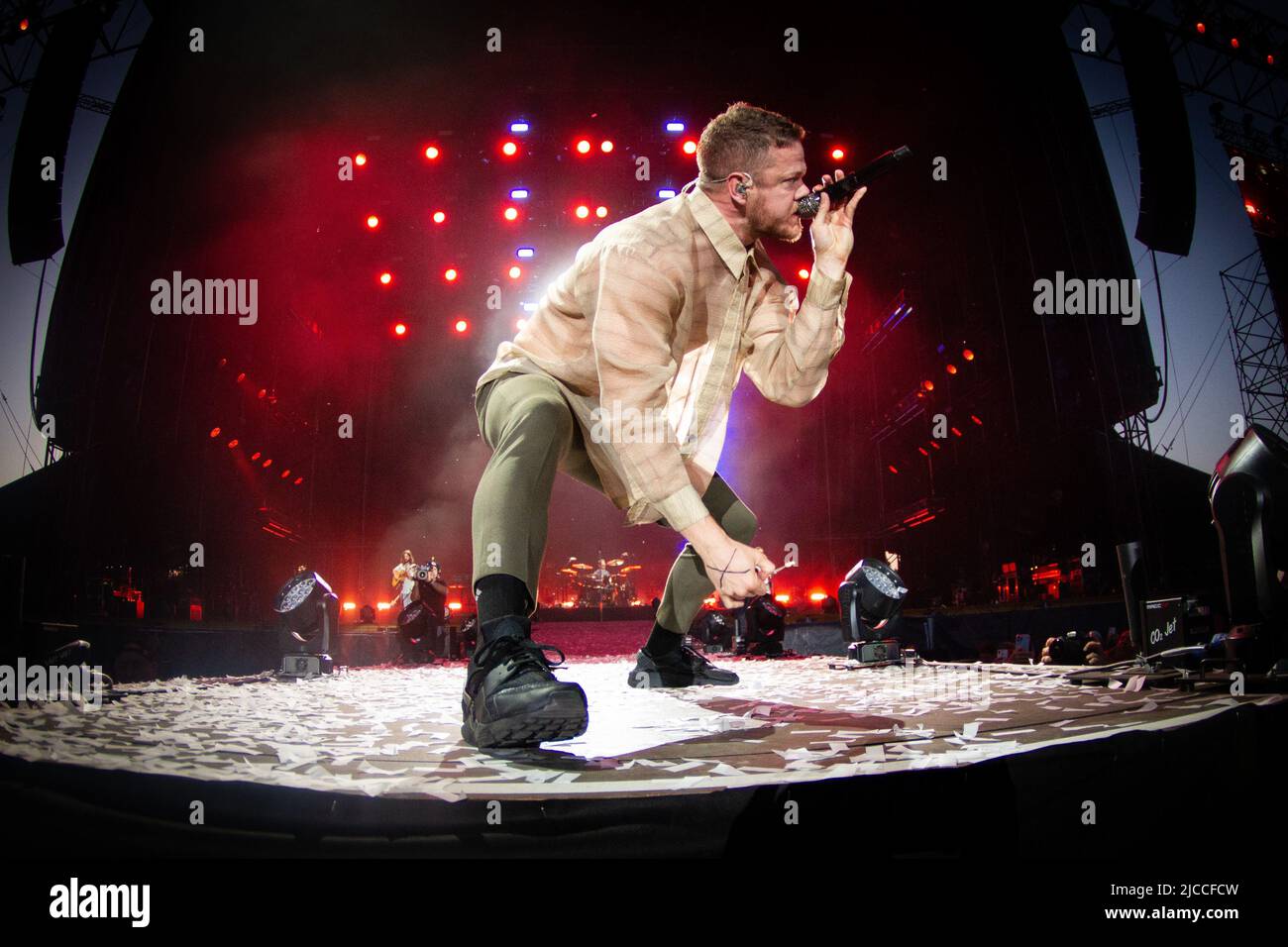 Imagine Dragons in concerto @ I-Days 2022, ippodromo La Maura Milano ...