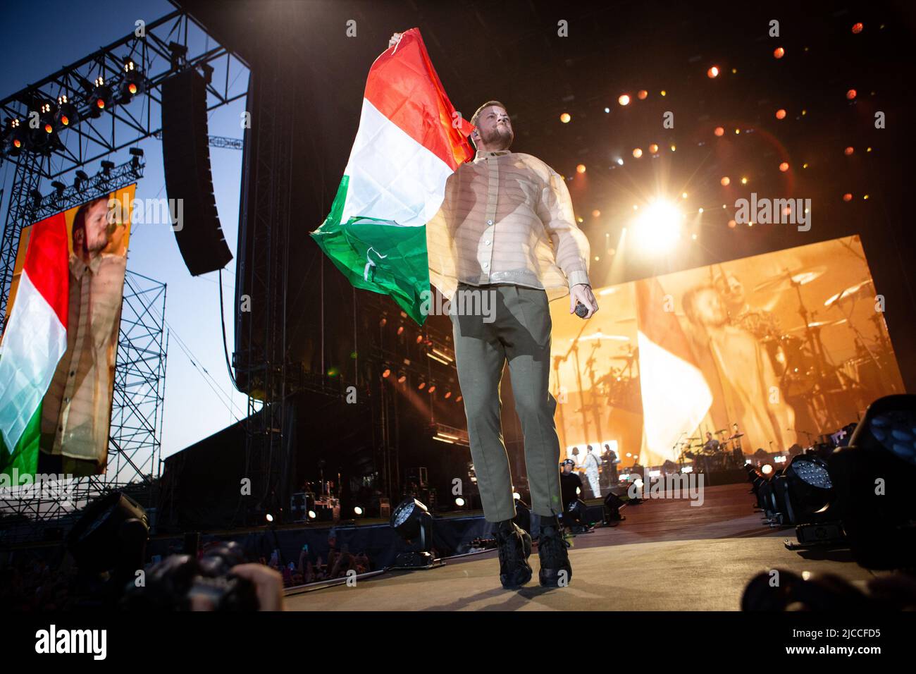 Imagine Dragons in concerto @ I-Days 2022, ippodromo La Maura Milano ...