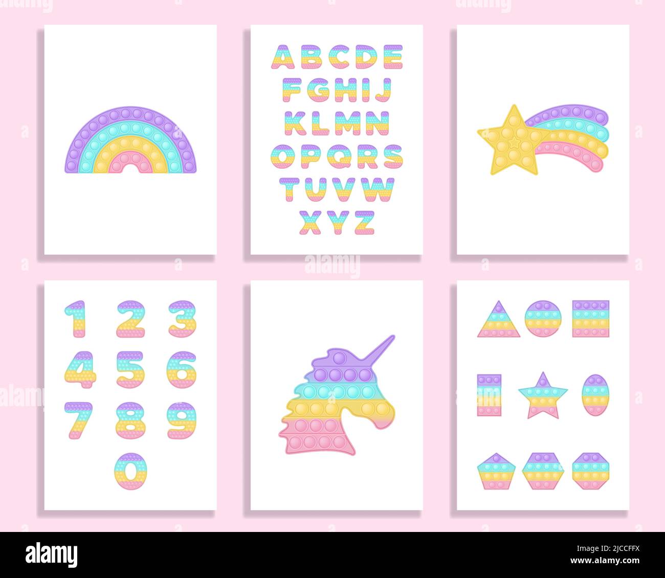 Collection art wall printable Stock Vector Images - Alamy