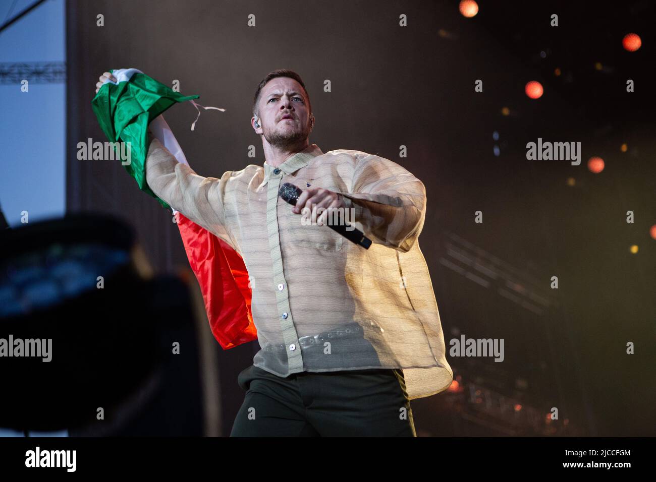 Imagine Dragons in concerto @ I-Days 2022, ippodromo La Maura Milano ...