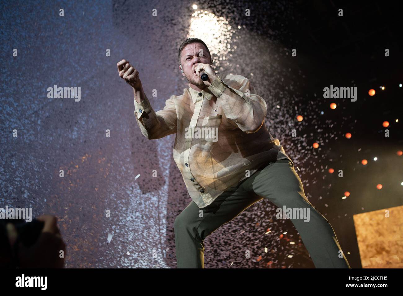 Imagine Dragons in concerto @ I-Days 2022, ippodromo La Maura Milano ...