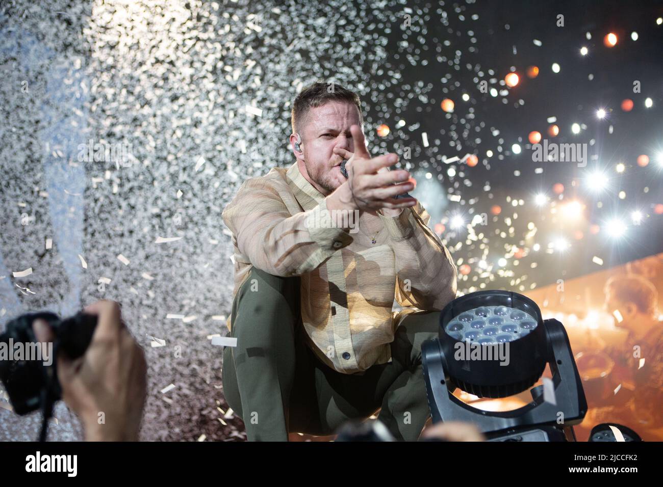 Imagine Dragons in concerto @ I-Days 2022, ippodromo La Maura Milano ...