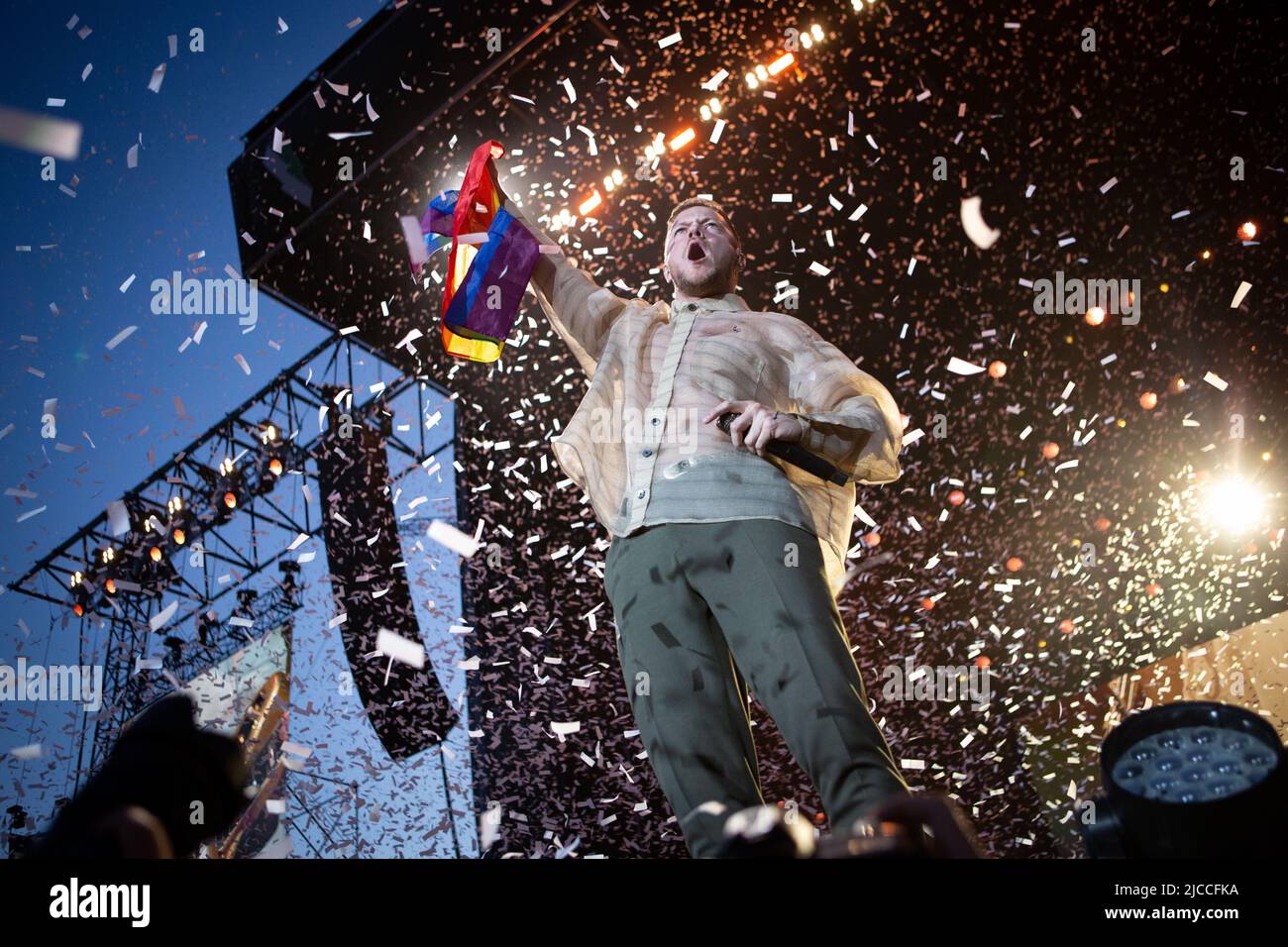 Imagine Dragons in concerto @ I-Days 2022, ippodromo La Maura Milano ...