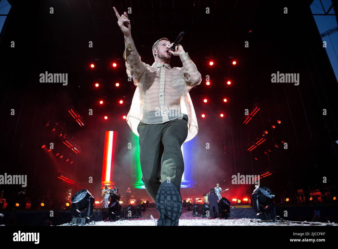 Imagine Dragons in concerto @ I-Days 2022, ippodromo La Maura Milano ...