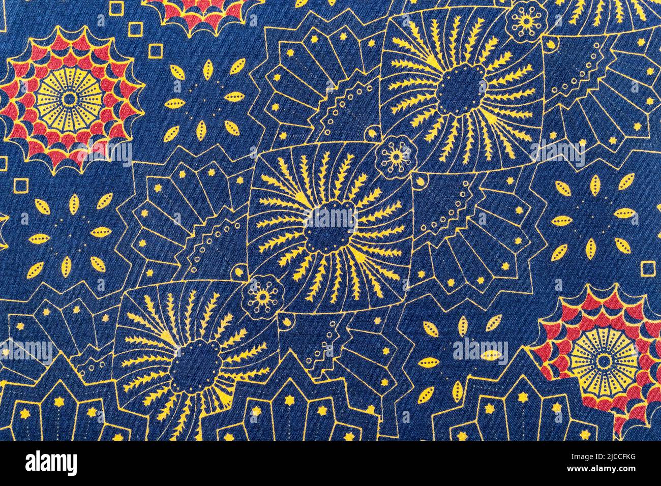 The Batik sarong pattern background in Thailand, traditional batik ...