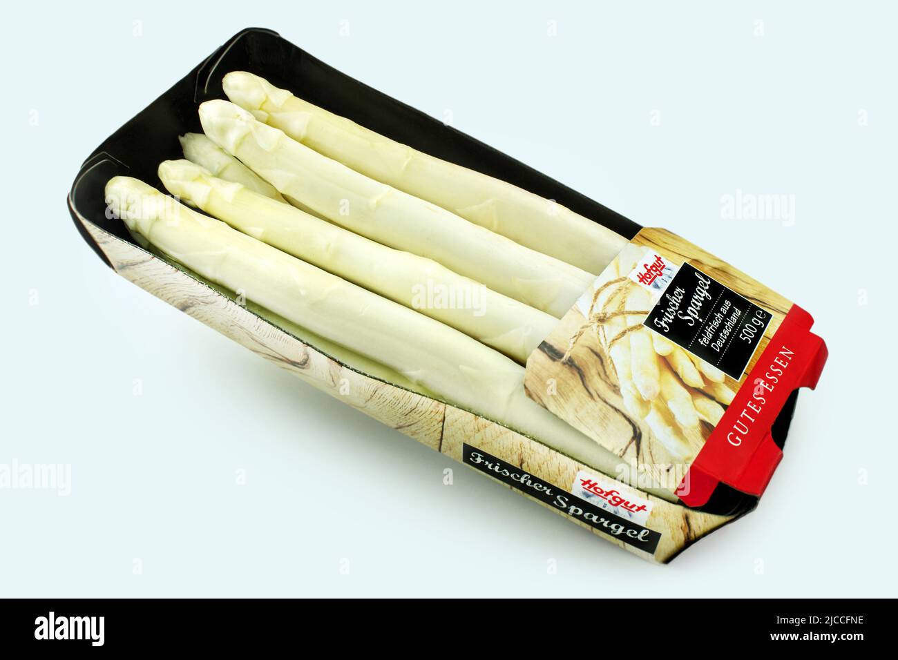 Hamburg, Germany - June 9 2022: German fresh white asparagus and ...