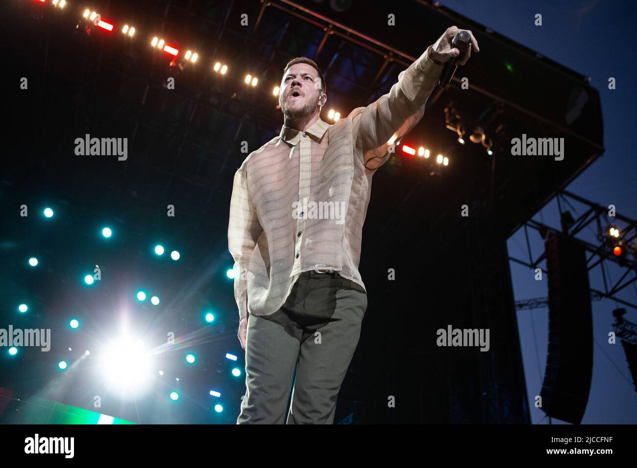 Imagine Dragons in concerto @ I-Days 2022, ippodromo La Maura Milano ...