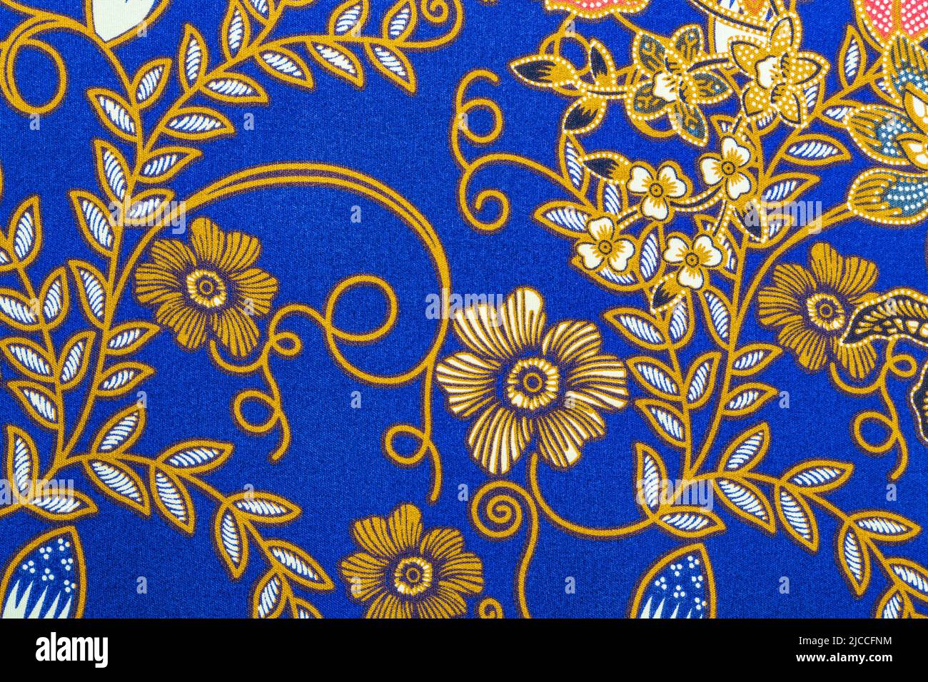 The Batik sarong pattern background in Thailand, traditional batik ...