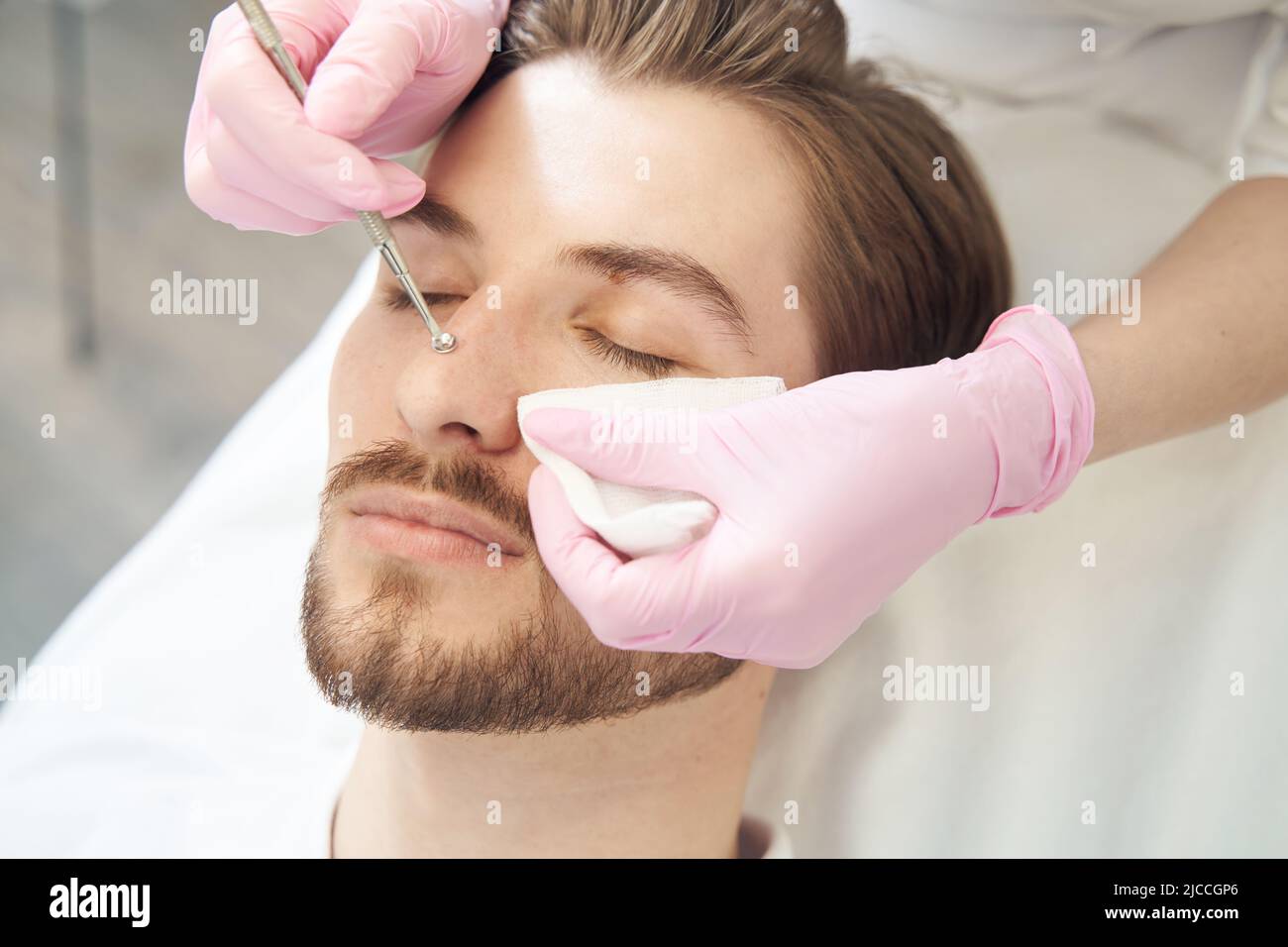 Squeeze nose hi-res stock photography and images - Alamy