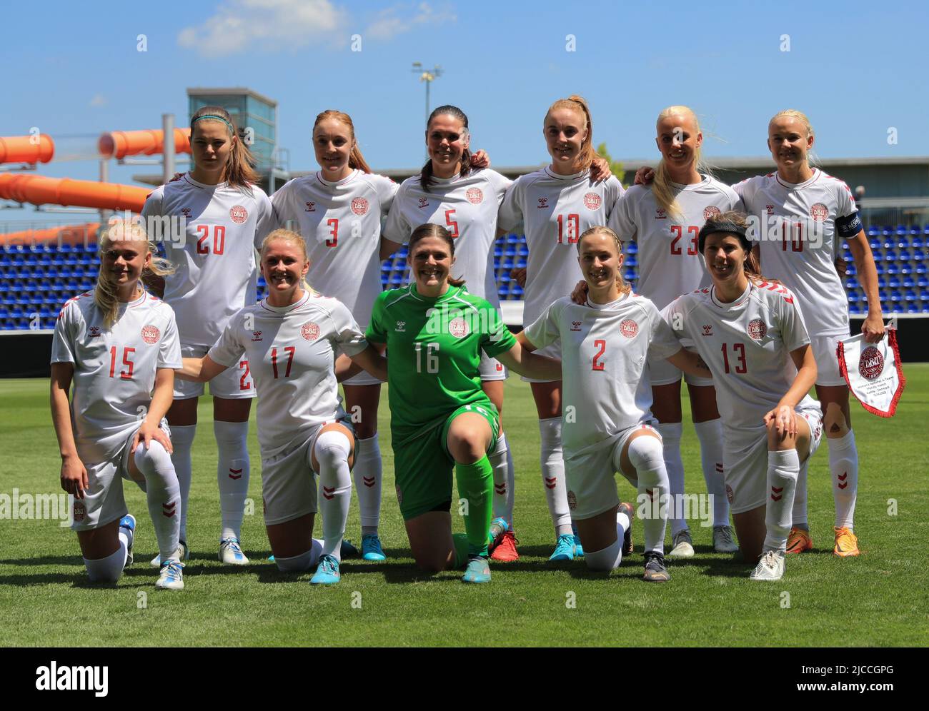 Starting line up for Denmark for the international friendly match ...