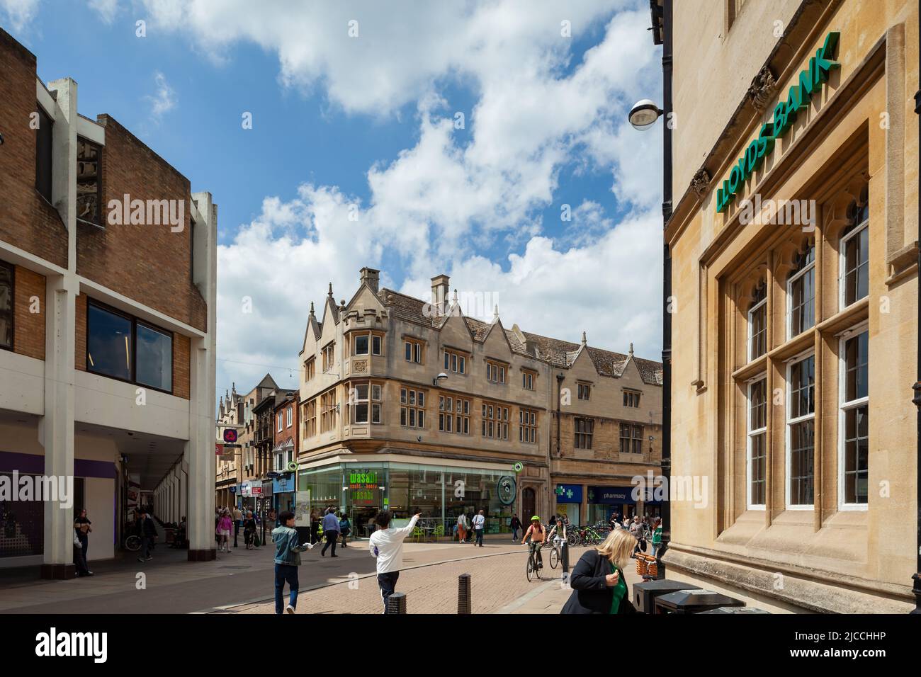 Cambridge city centre, England Stock Photo - Alamy