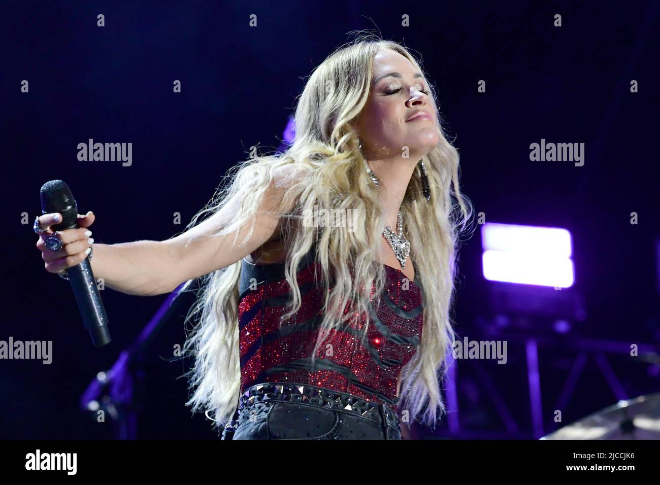 11 June 2022 - Nashville, Tennessee - Carrie Underwood. 2022 CMA Fest ...