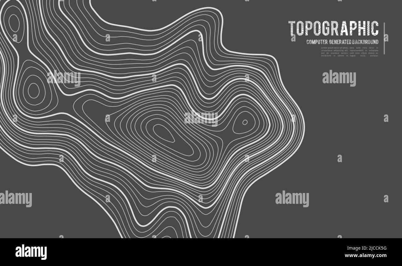 Grey contours vector topography. Geographic mountain topography vector ...