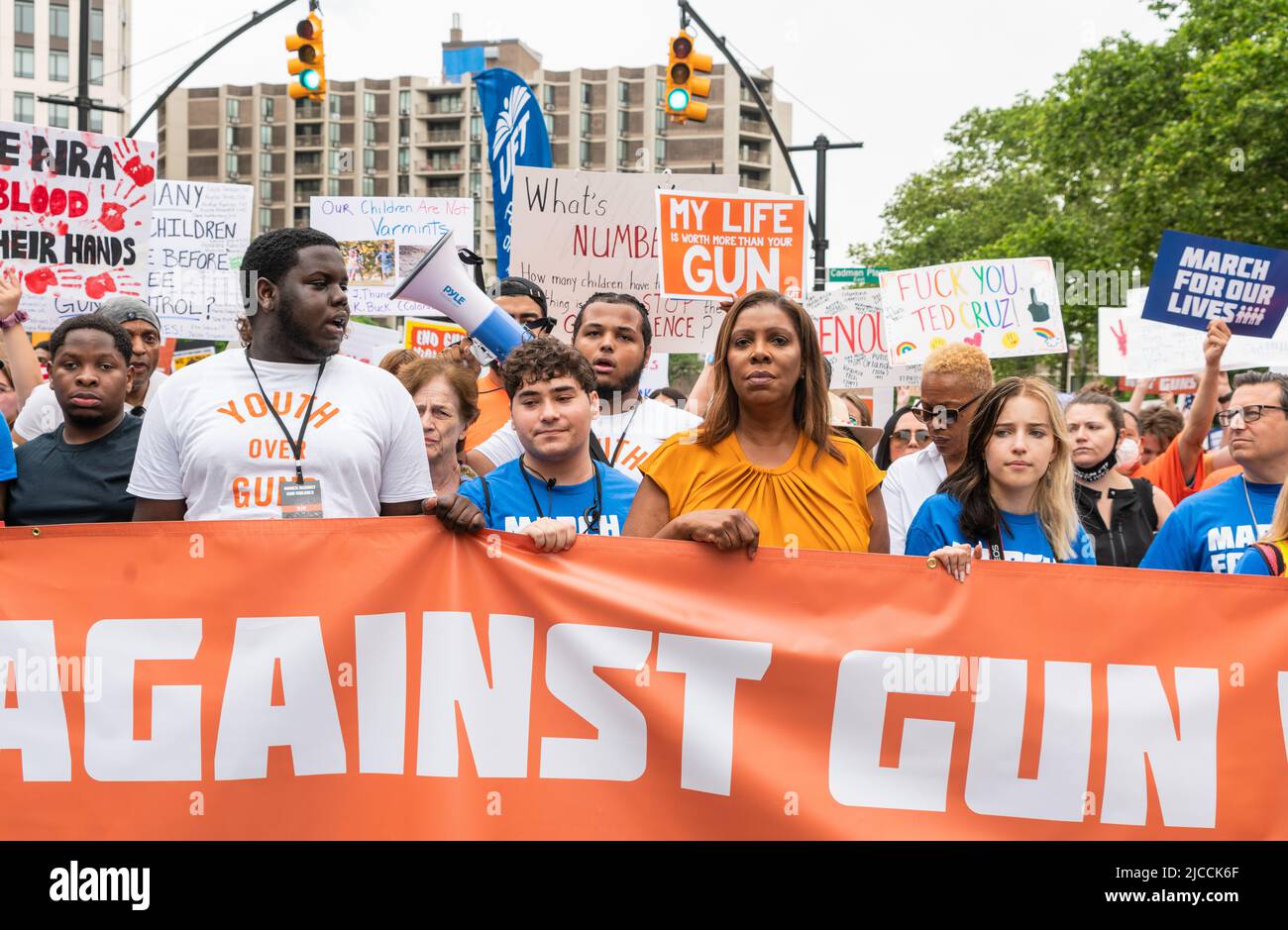 NY Attorney General Letitia James joins thousands who gathered in ...