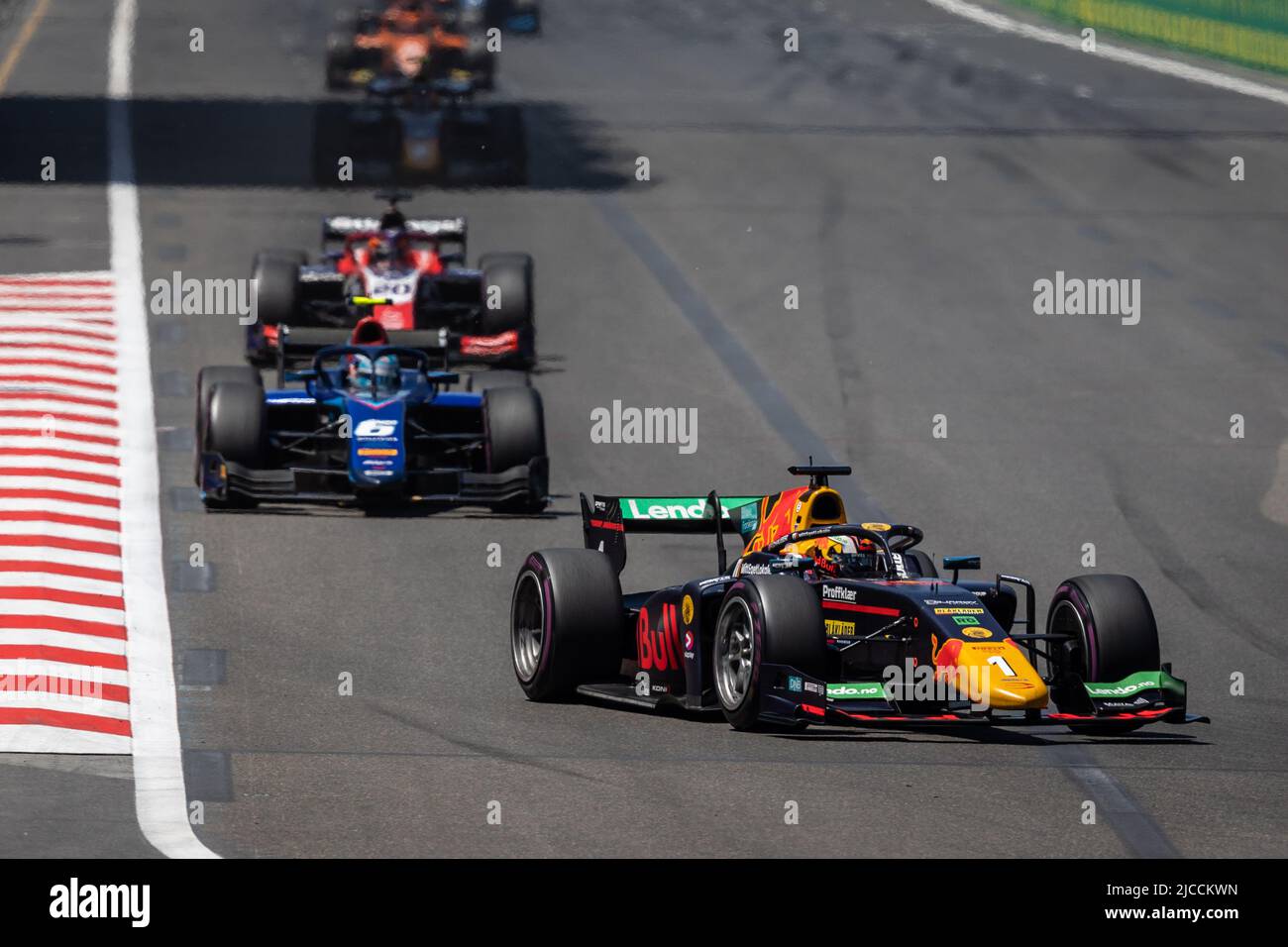 01 HAUGER Dennis (nor), Prema Racing, Dallara F2, action during the 6th ...