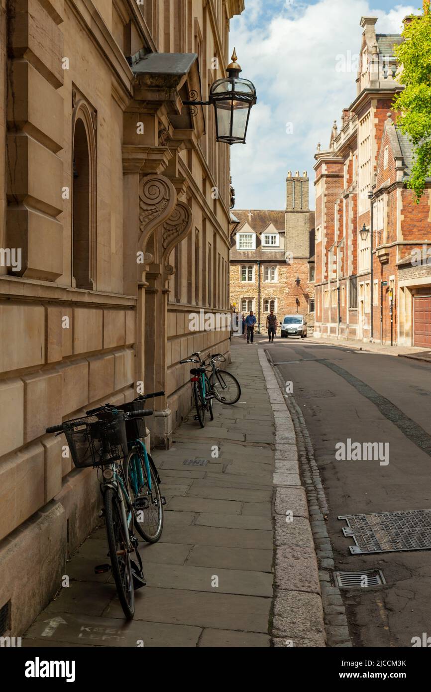 Spring afternoon on Trinity Lane in Cambridge, England Stock Photo - Alamy