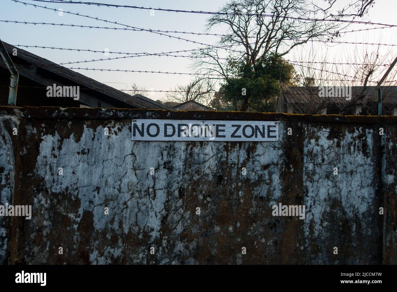 Military base sign india hi-res stock photography and images - Alamy