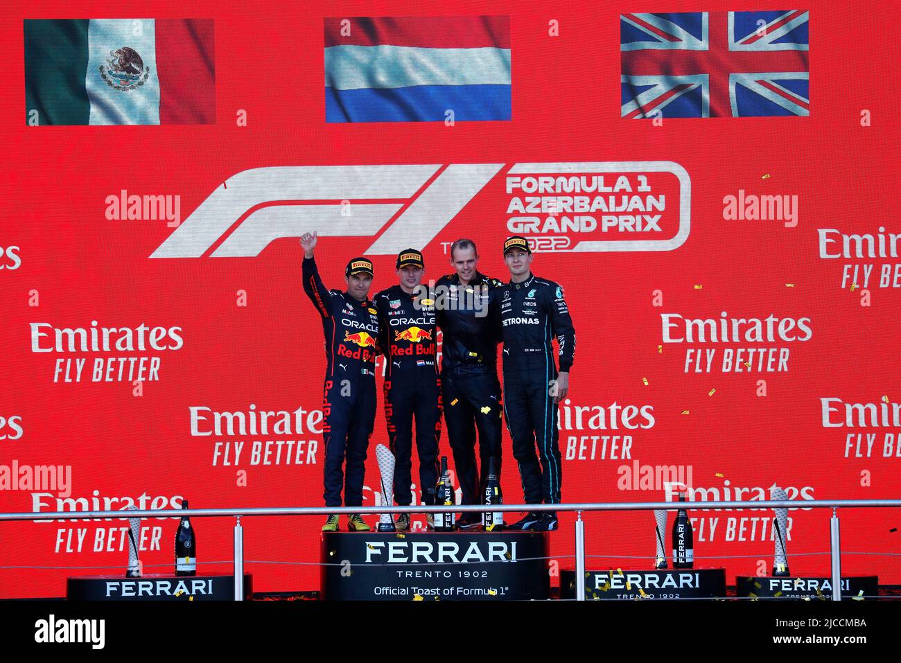 F1 baku podium hi-res stock photography and images - Alamy