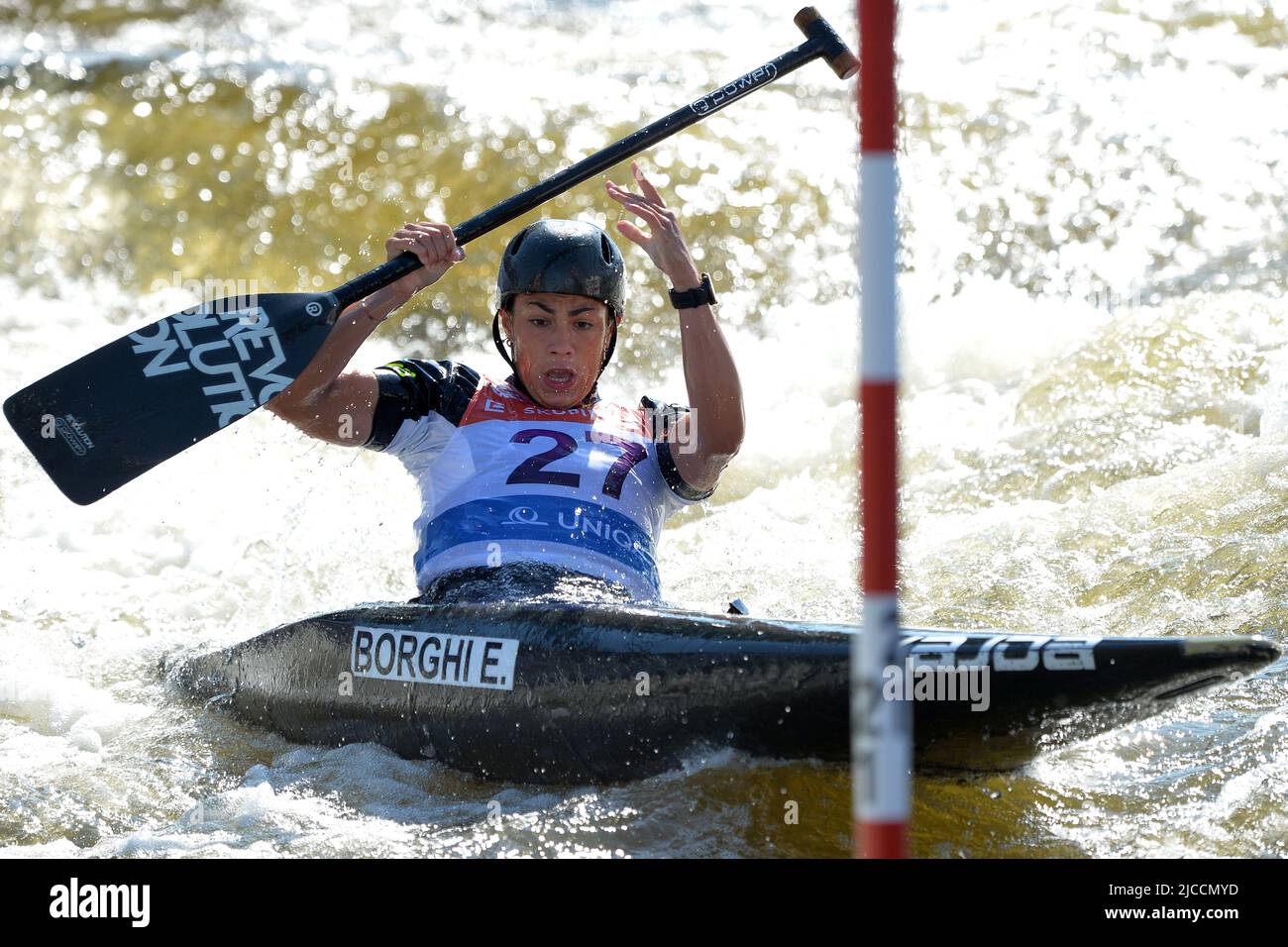 Prague, Czech Republic. 12th June, 2022. ELENA BORGHI of Italy in ...