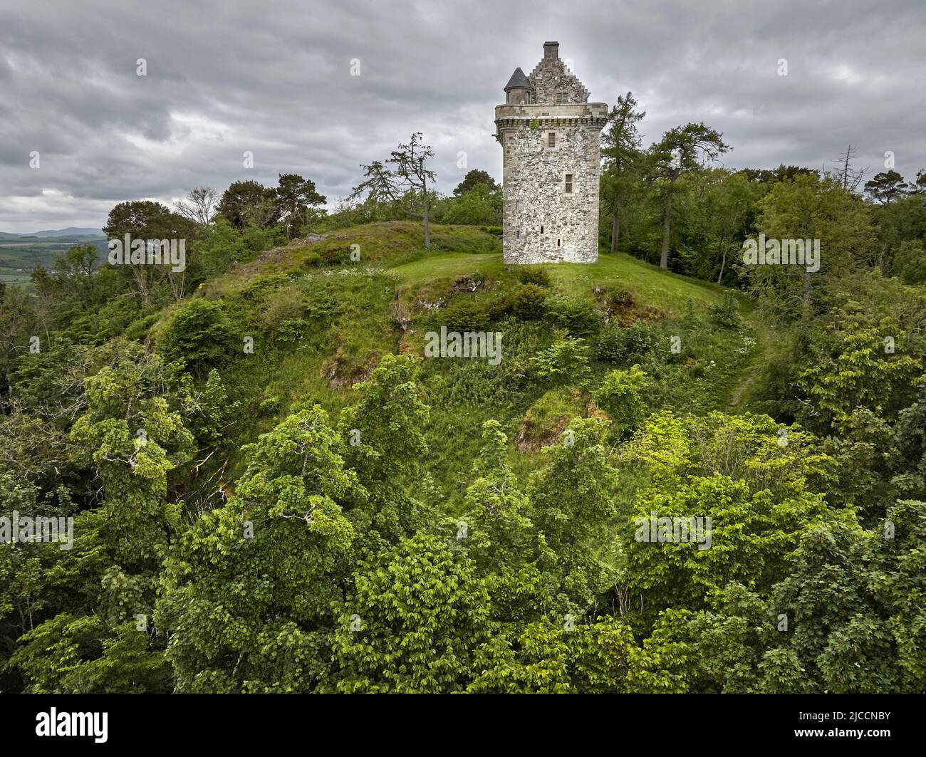 Fatlips castle aerial hi-res stock photography and images - Alamy