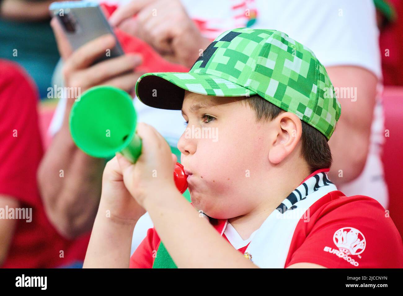 Hungarian football fans hi-res stock photography and images - Alamy